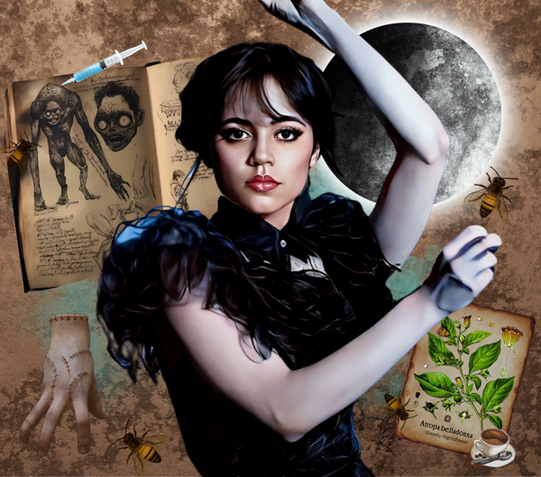 Wednesday Brown background – DeepRootsDesigns